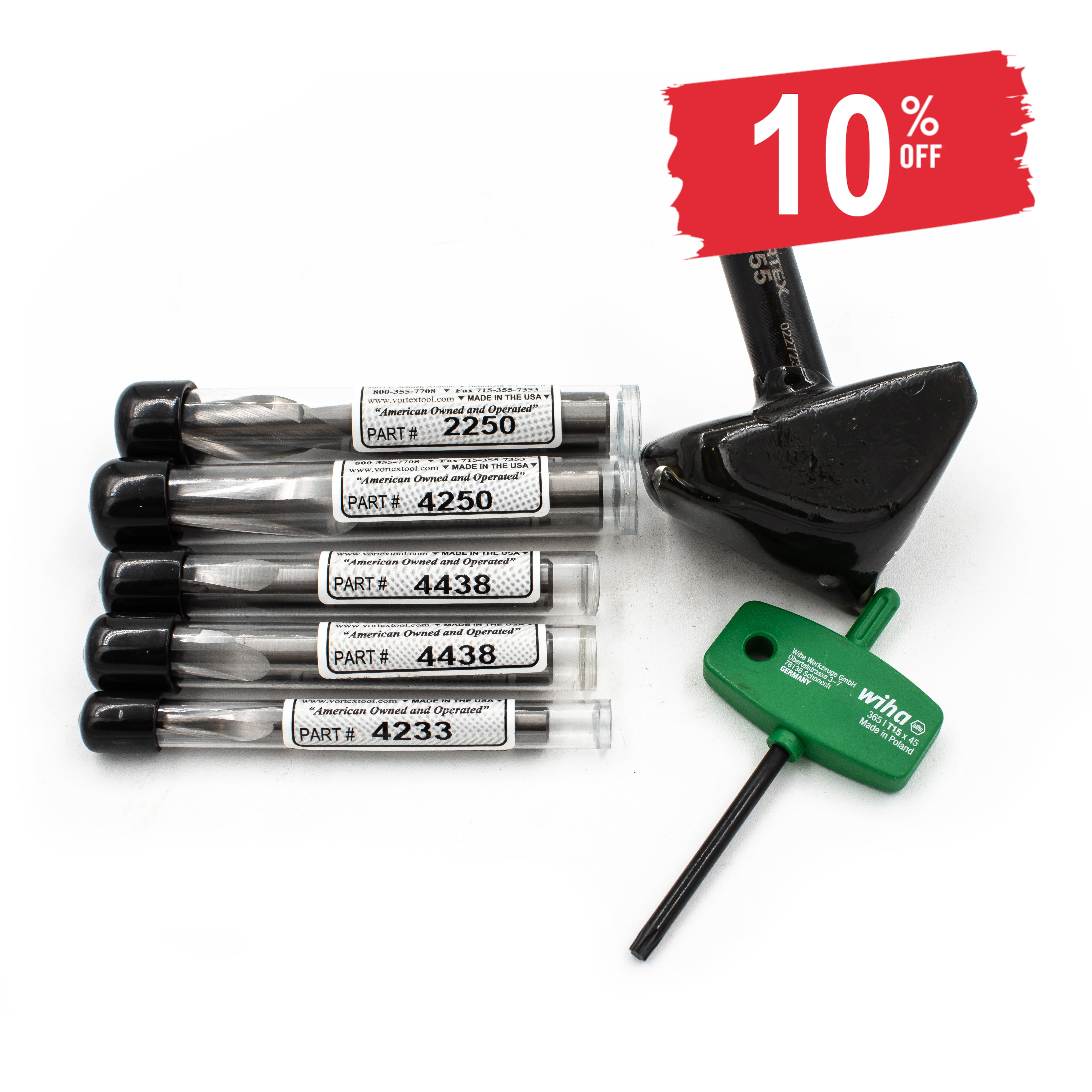 Advanced Bit Kit for Corian - Vortex Tool – ShopSabre | Store